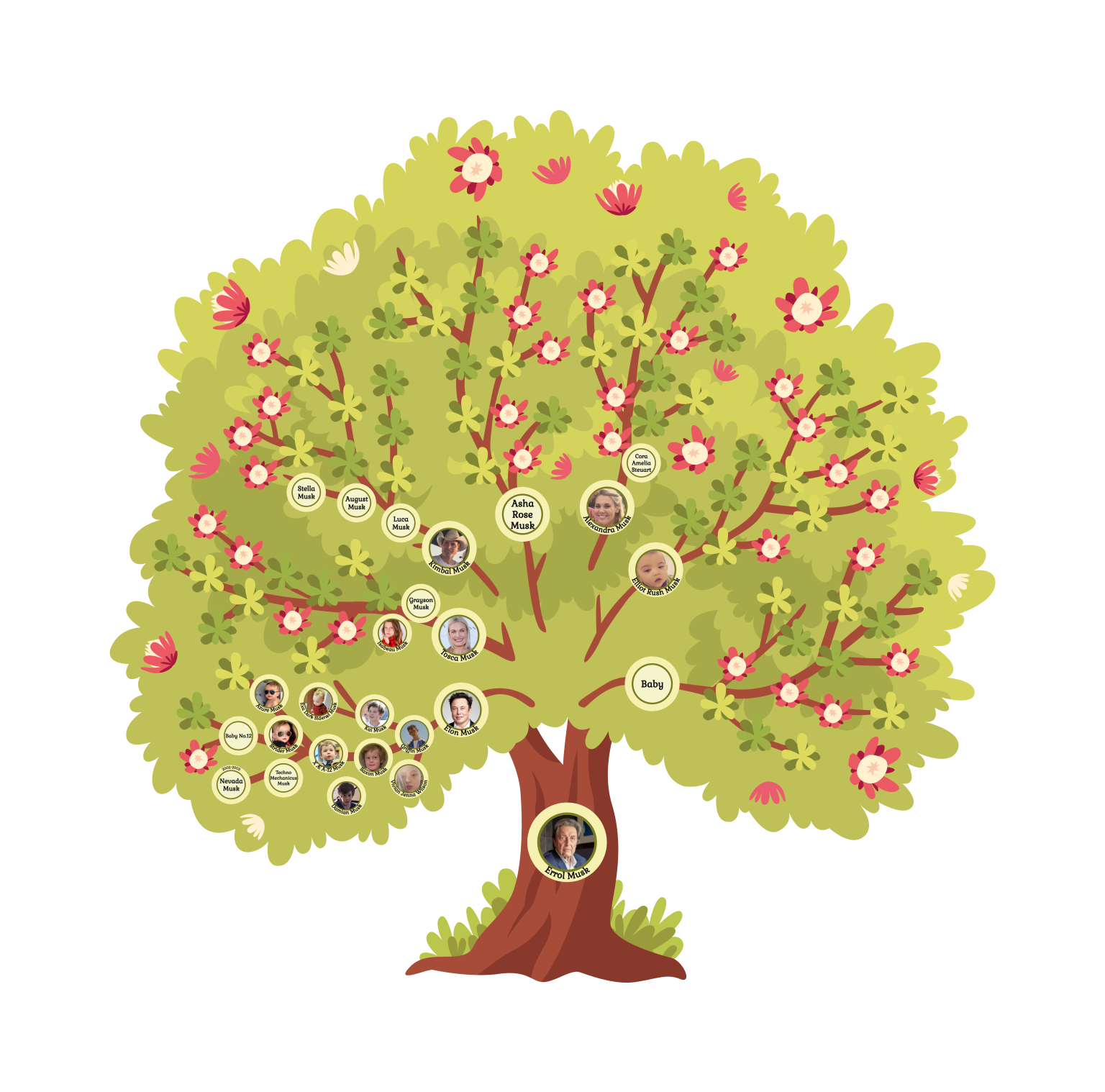 Elon Musk Family Tree – His Parents, Siblings & Kids